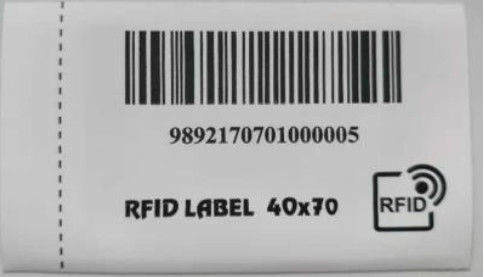 RFID UHF Nylon Care Labels For Clothing EPC 96 Bits Garment Care Label