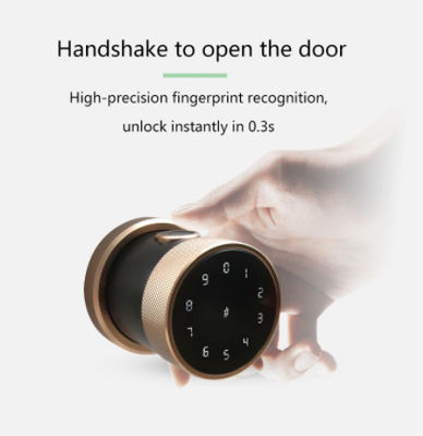 16 Digits Scramble Code Smart Fingerprint Door Lock 120 Fingerprint Users
